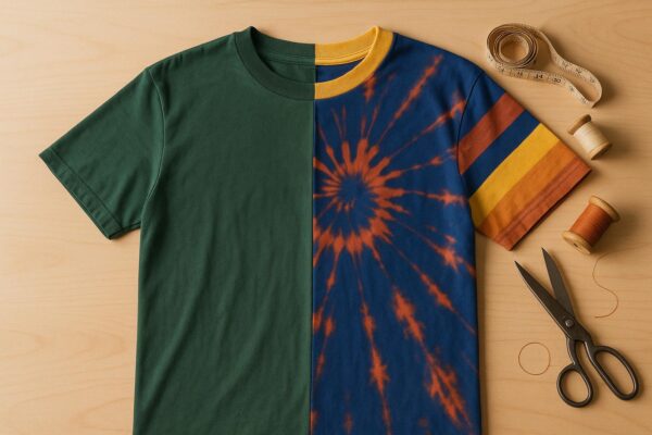 Split T-Shirts: Combining 2 Thrifted Tees